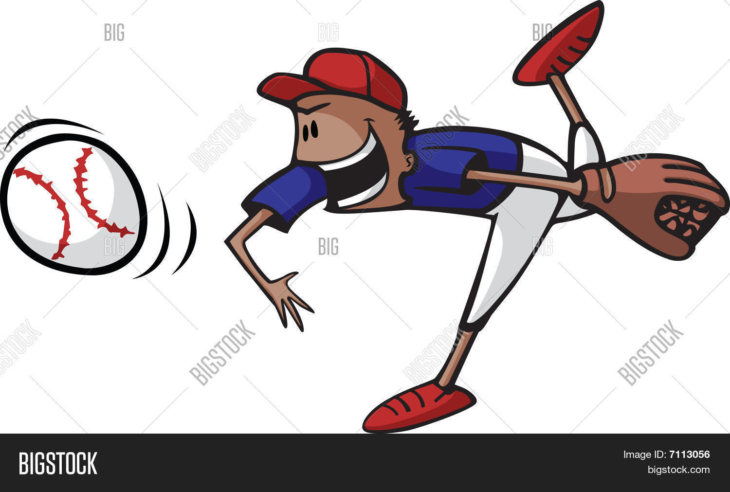 Baseball Pitcher Kid Vector & Photo (Free Trial) | Bigstock