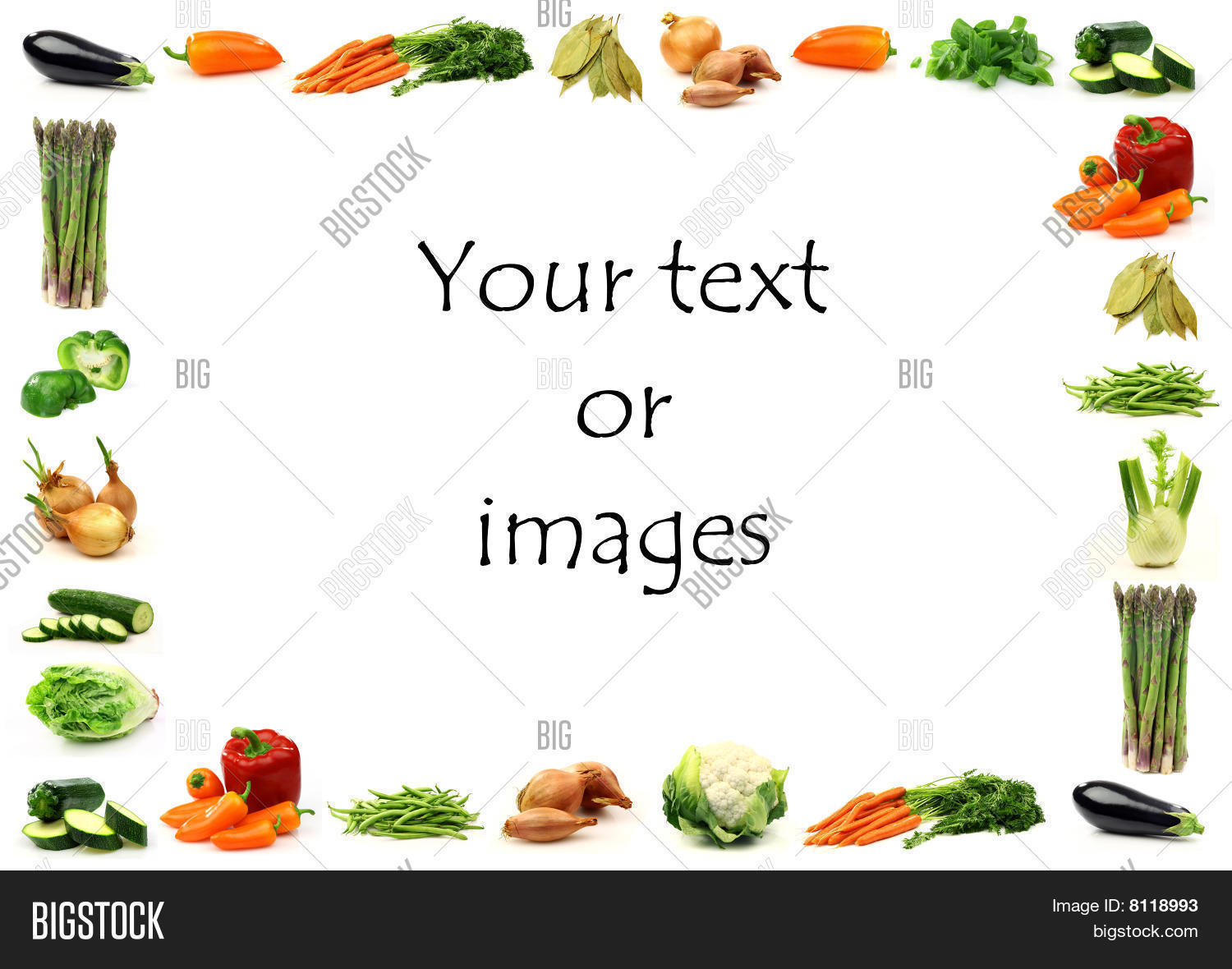 Vegetable Border Round