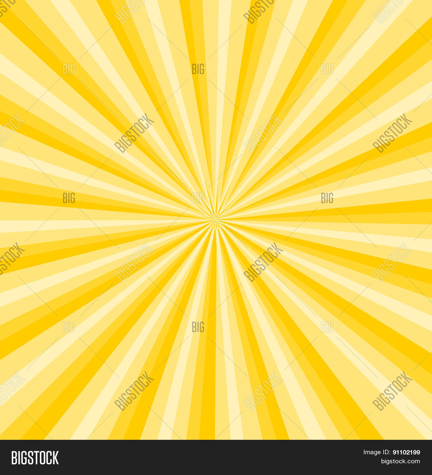 Yellow Rays Vector & Photo (Free Trial) | Bigstock
