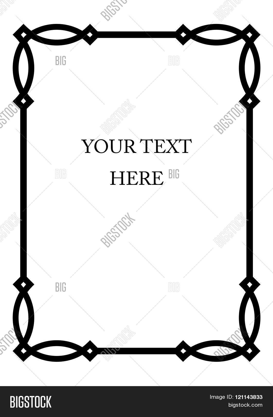 Border Frame Plaque Vector & Photo (Free Trial) | Bigstock