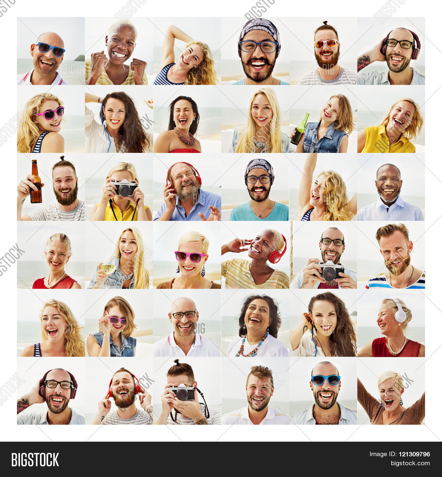 People Set Faces Image & Photo (Free Trial) | Bigstock