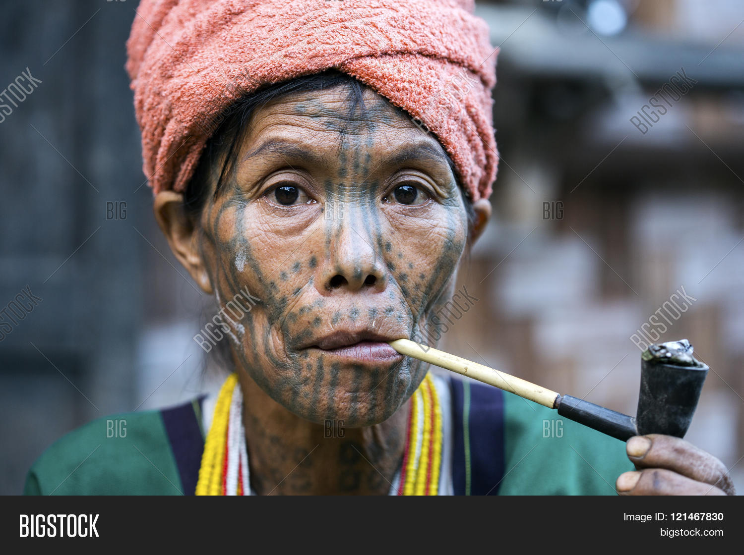 Chin Tribe Tattooed Image & Photo (Free Trial) | Bigstock