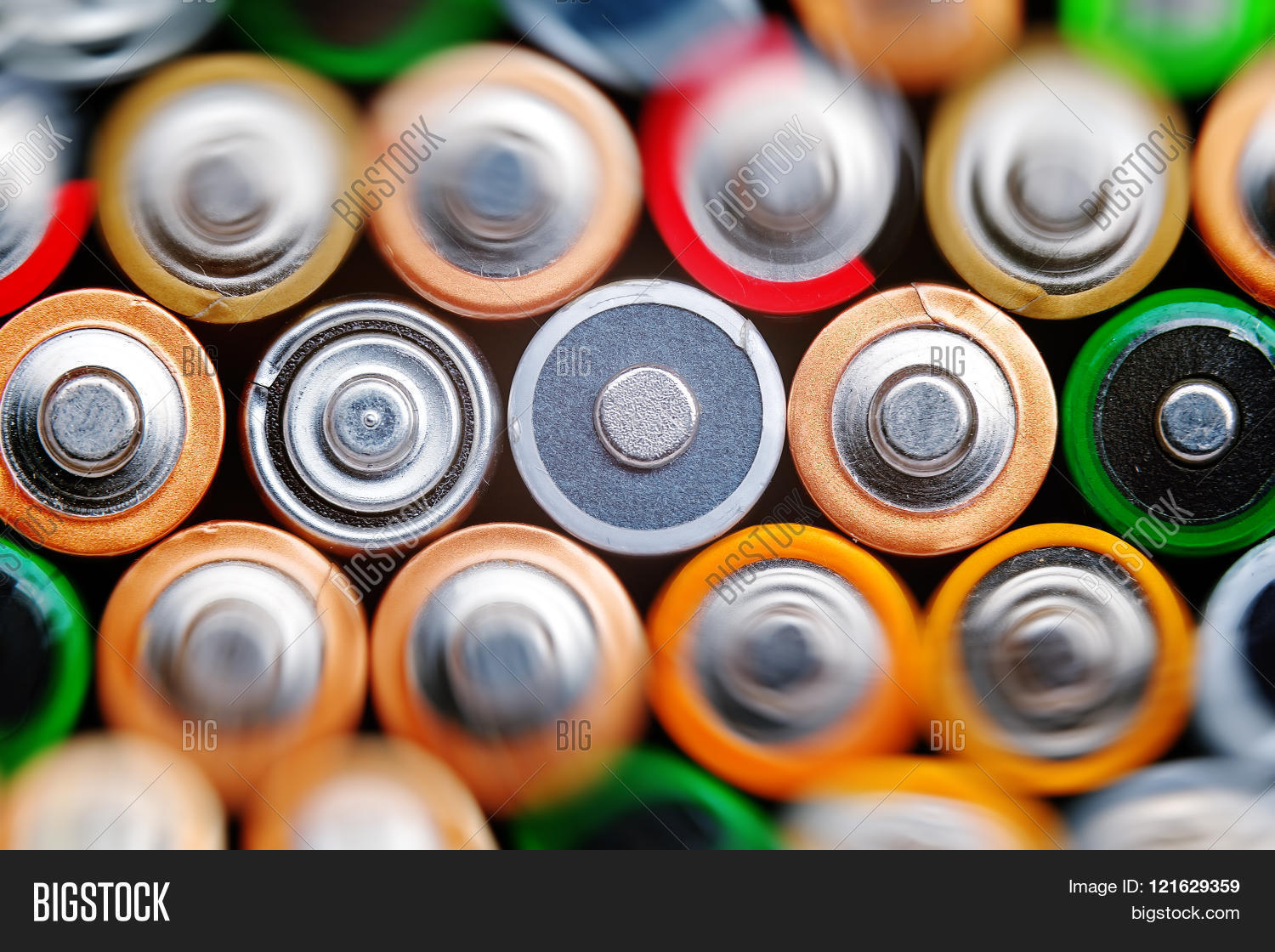 Several Batteries Next Image & Photo (Free Trial) | Bigstock