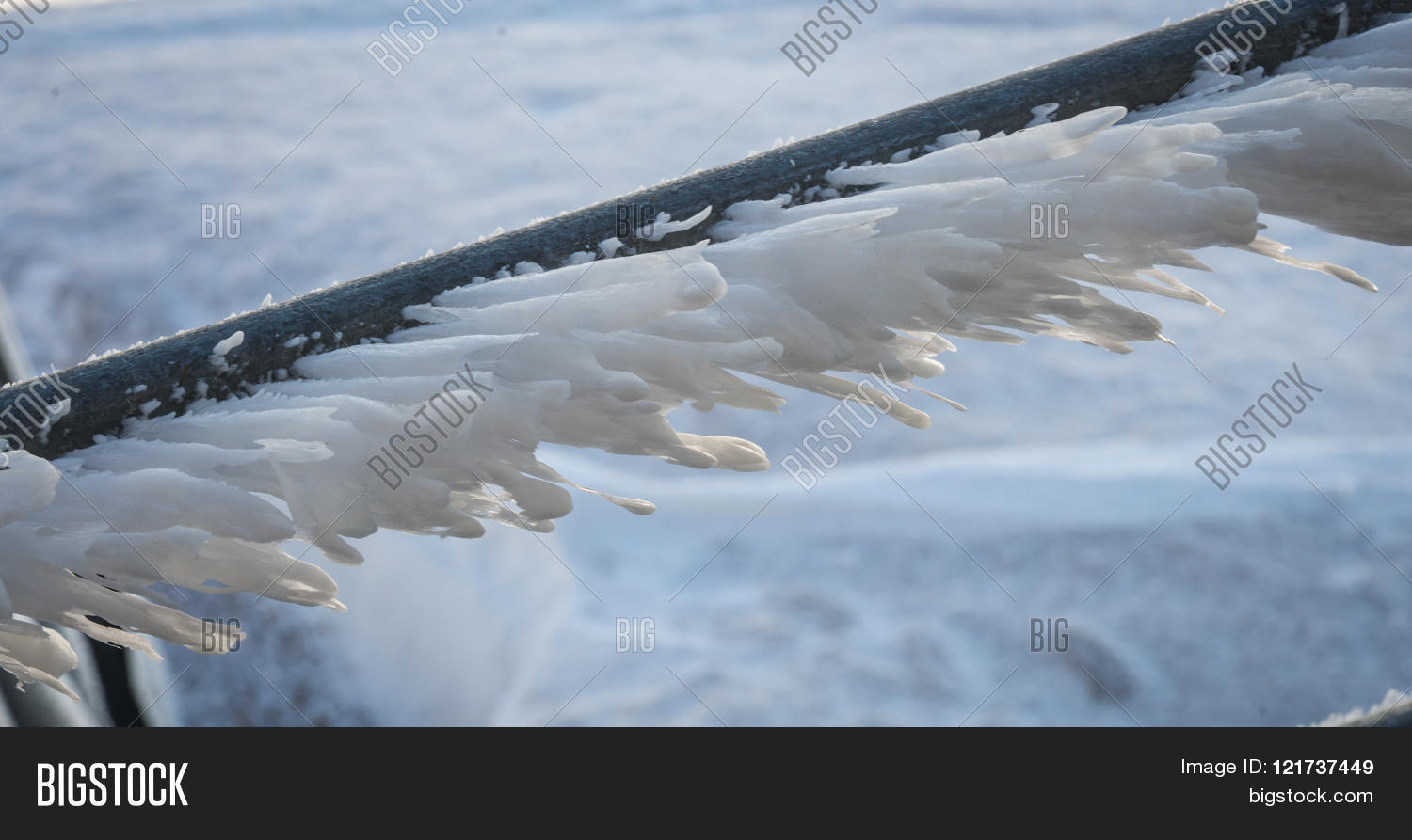 Snow Build- On Metal Image & Photo (Free Trial) | Bigstock