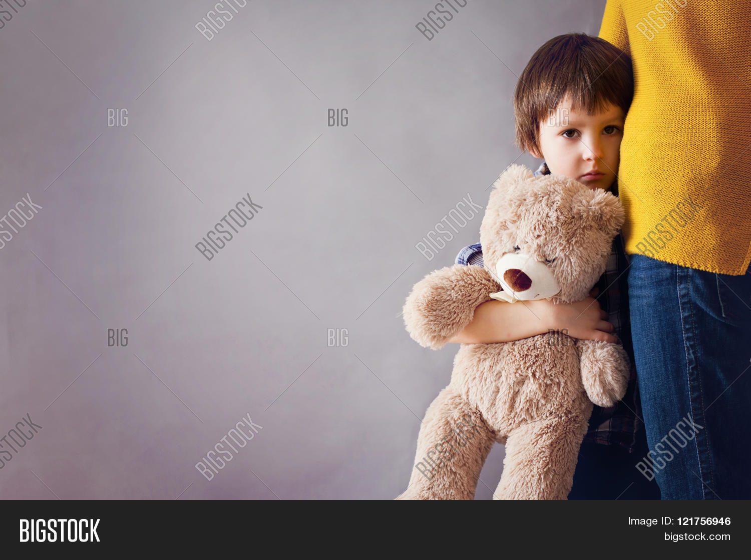 Sad Little Child, Boy Image & Photo (Free Trial) | Bigstock