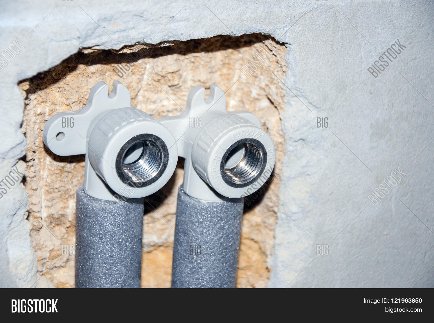 Installing Pipes Water Image & Photo (Free Trial) | Bigstock