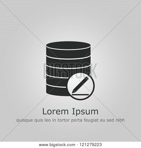 Database-modify Icon Vector & Photo (Free Trial) | Bigstock