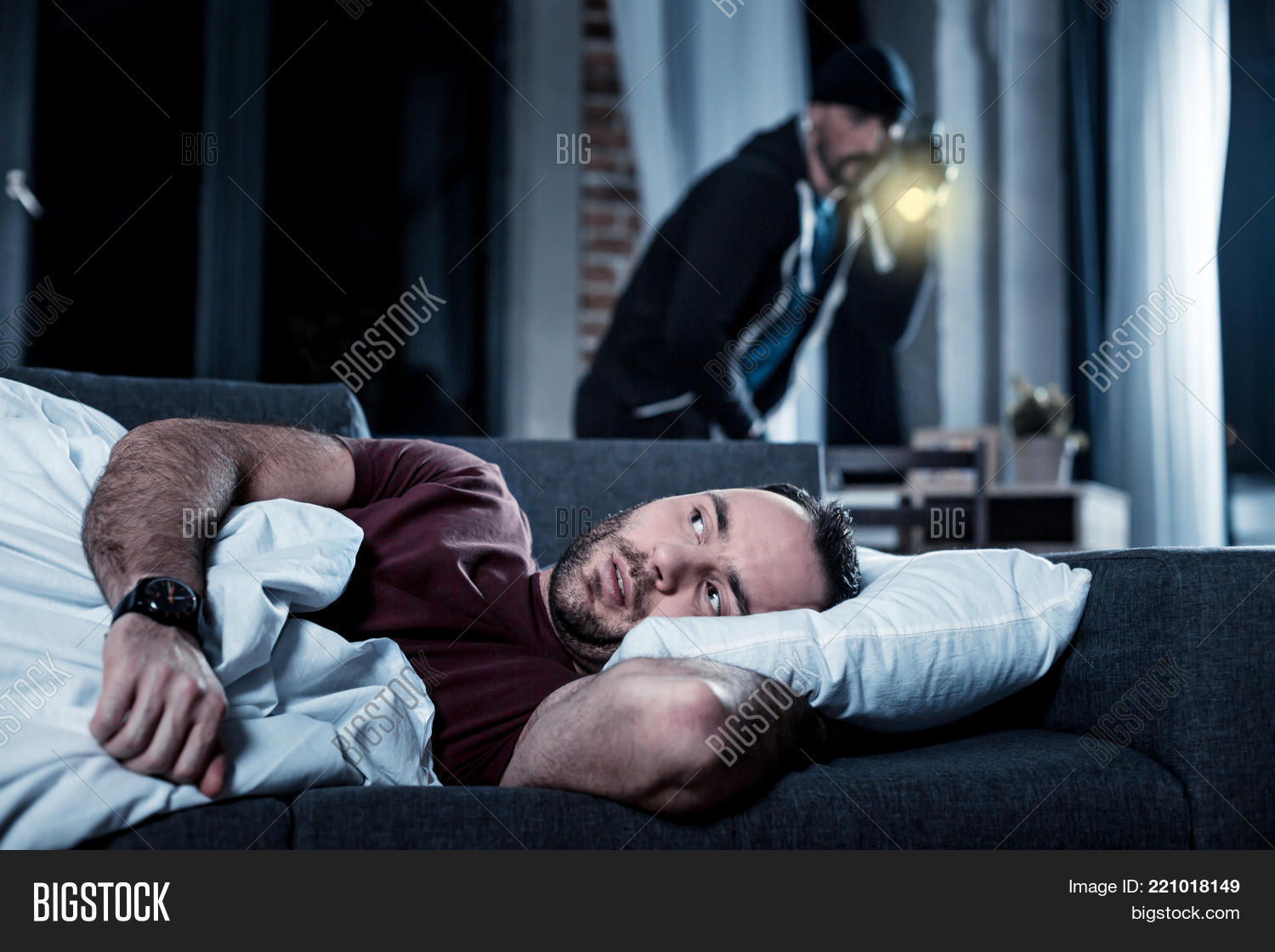 Someone Breaking In A Home