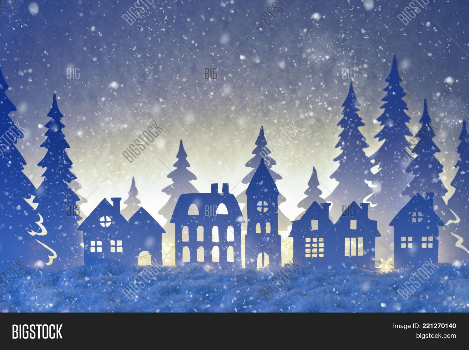 Paper Winter Landscape Image & Photo (Free Trial) | Bigstock