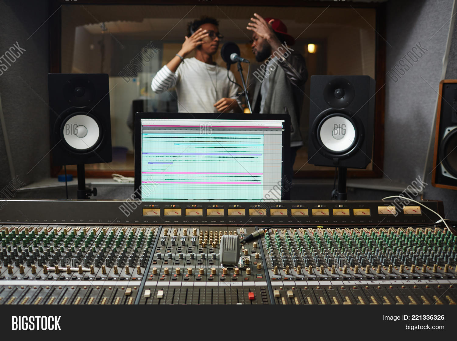 Soundboard Faders Image & Photo (Free Trial) | Bigstock