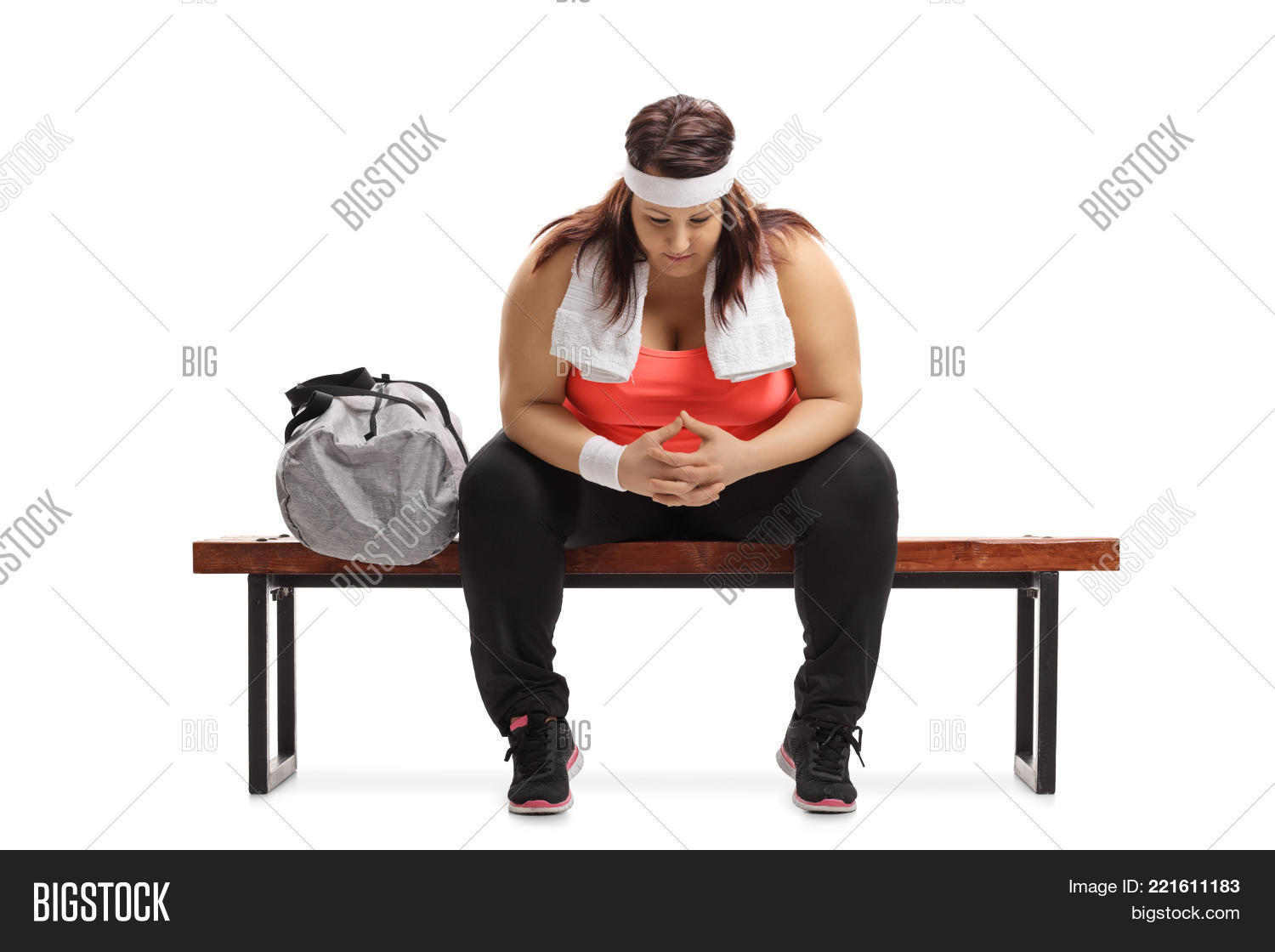 Sad Overweight Woman Image & Photo (Free Trial) | Bigstock