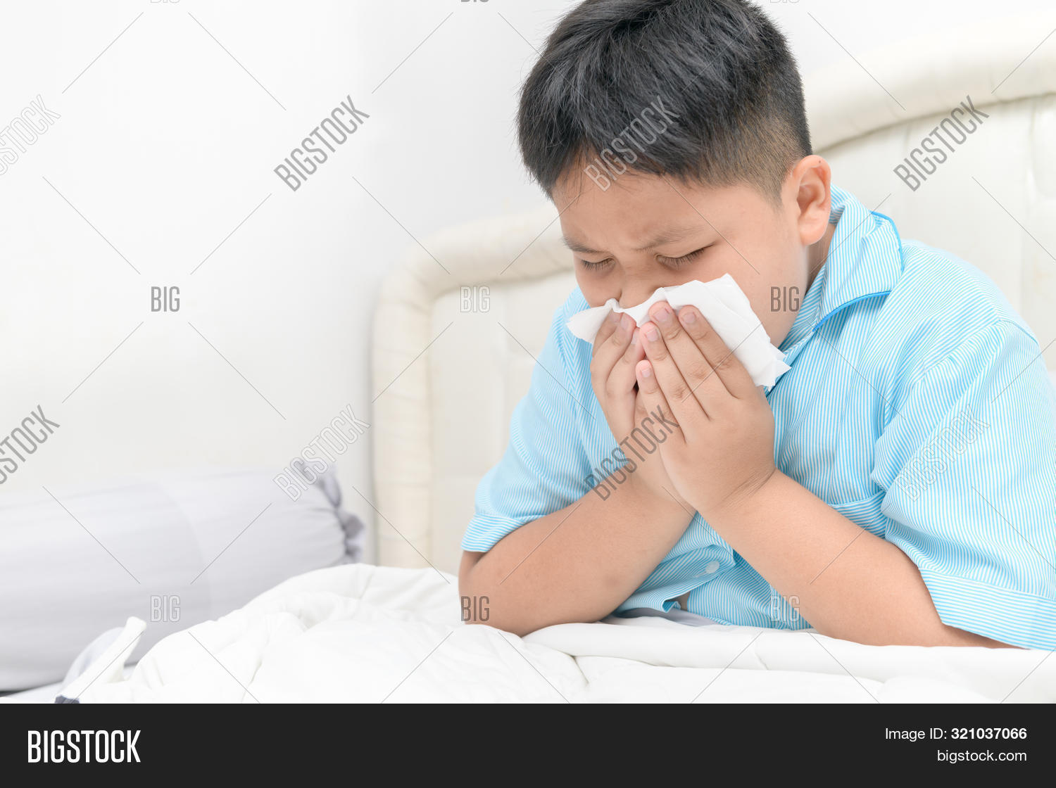 Sick Child. Asian Fat Image & Photo (Free Trial) | Bigstock