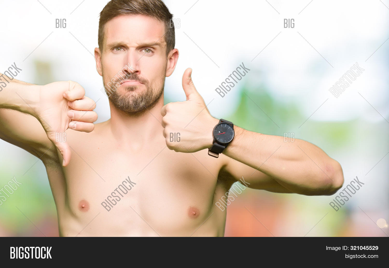Handsome Shirtless Man Image & Photo (Free Trial) | Bigstock