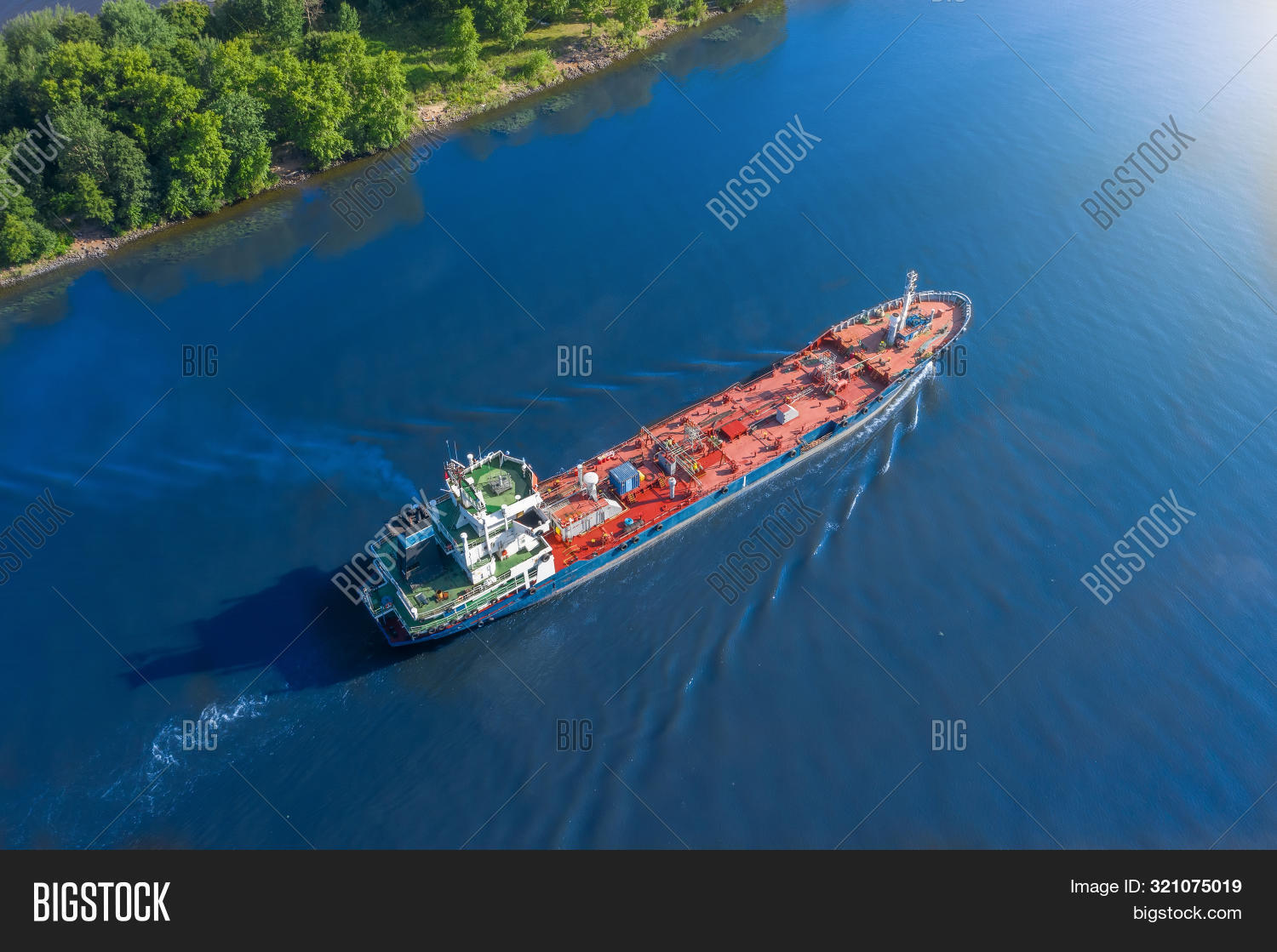 Aerial View Tanker Image & Photo (Free Trial) | Bigstock