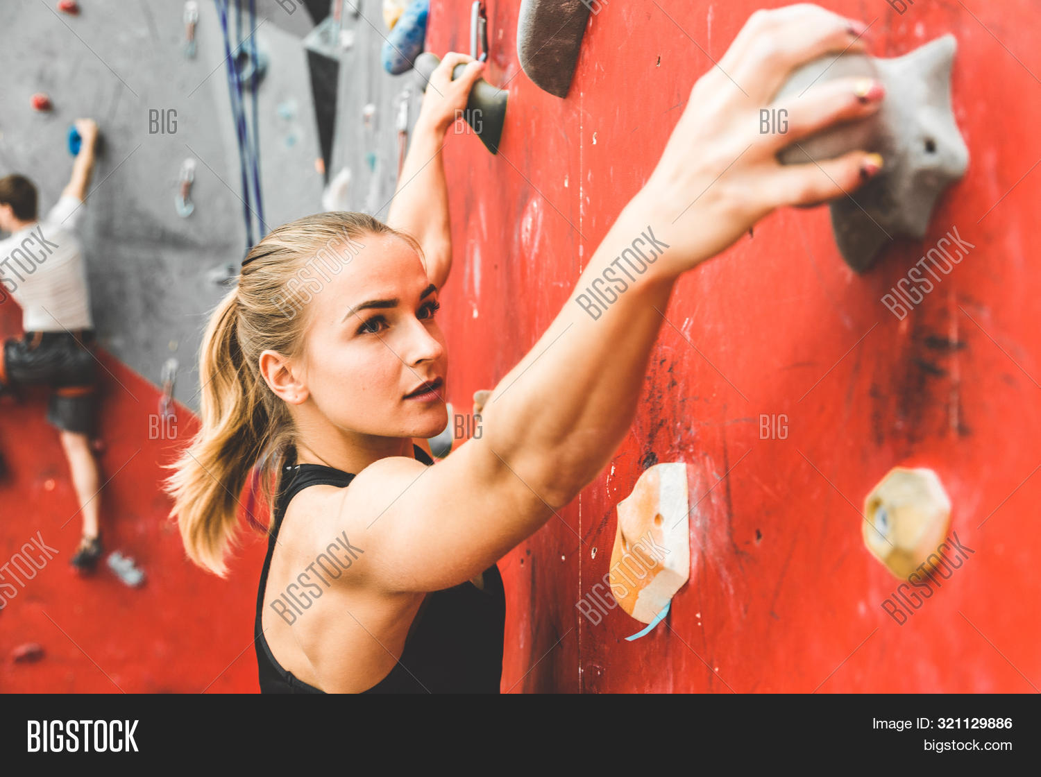 Sportswoman Climber Image & Photo (Free Trial) | Bigstock