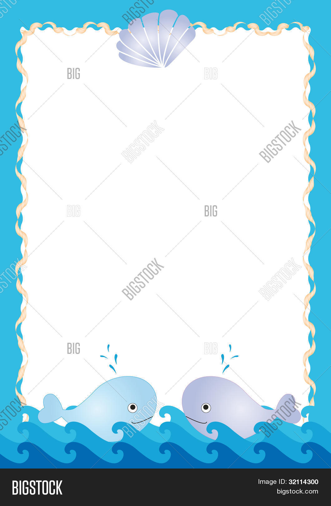 Sea Frame Vector & Photo (Free Trial) | Bigstock