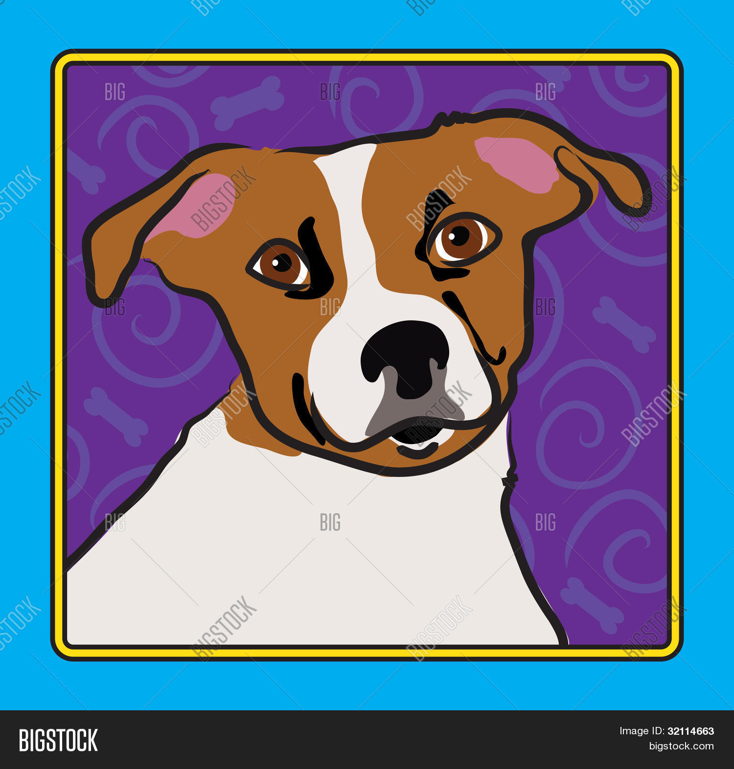 Jack Russell Cartoon Vector & Photo (Free Trial) | Bigstock