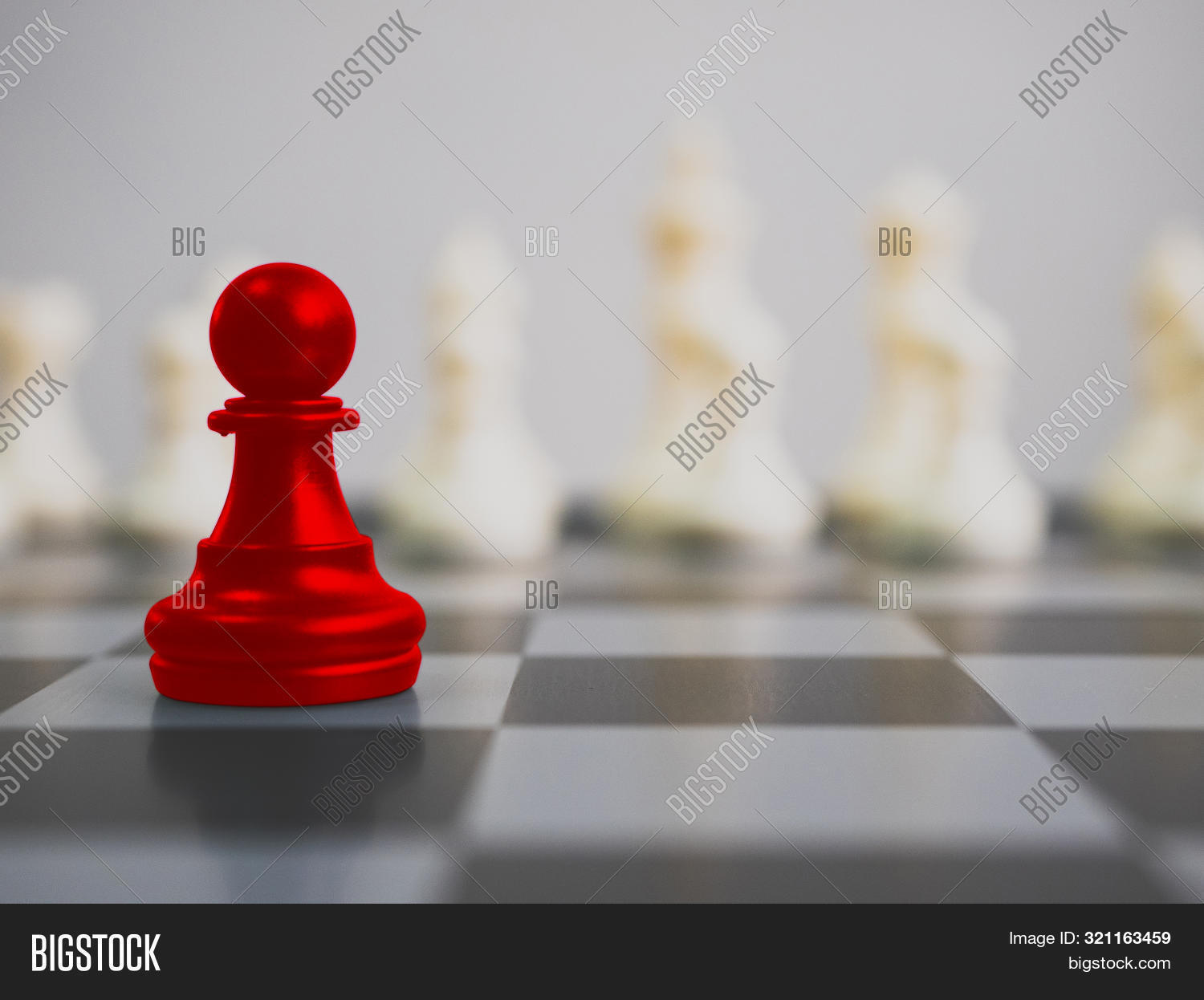 Red Colour Pawn Image & Photo (Free Trial) | Bigstock