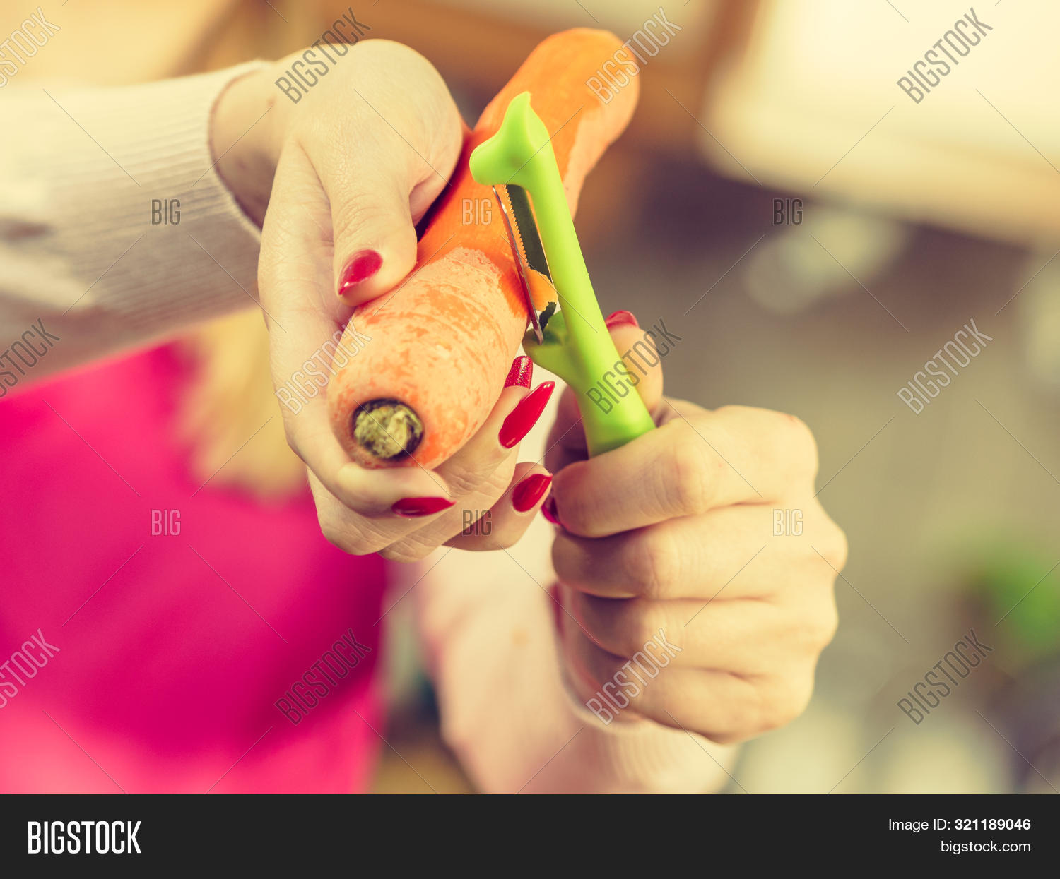 Woman Peeling Image & Photo (Free Trial) | Bigstock
