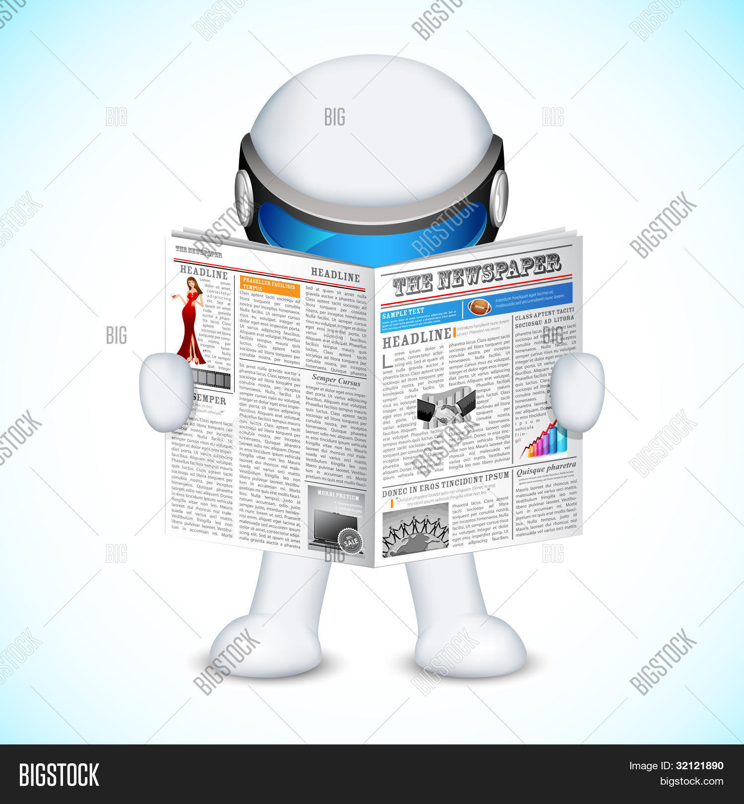 Illustration 3d Man Vector & Photo (Free Trial) | Bigstock