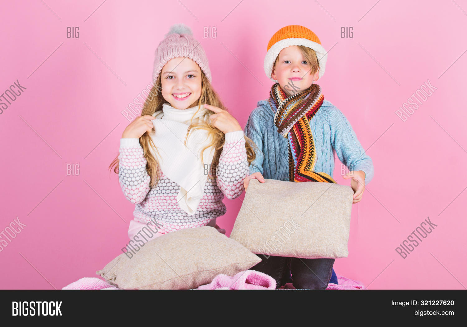 Children Boy Girl Warm Image & Photo (Free Trial) | Bigstock