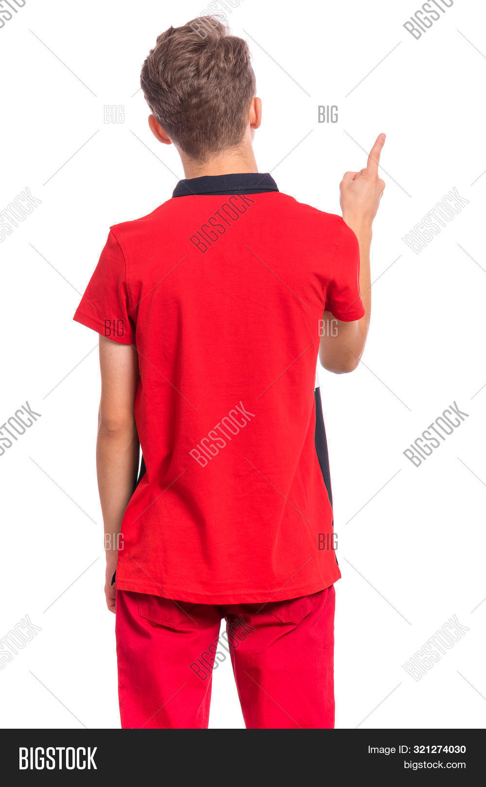 Back View. Teen Boy Image & Photo (Free Trial) | Bigstock
