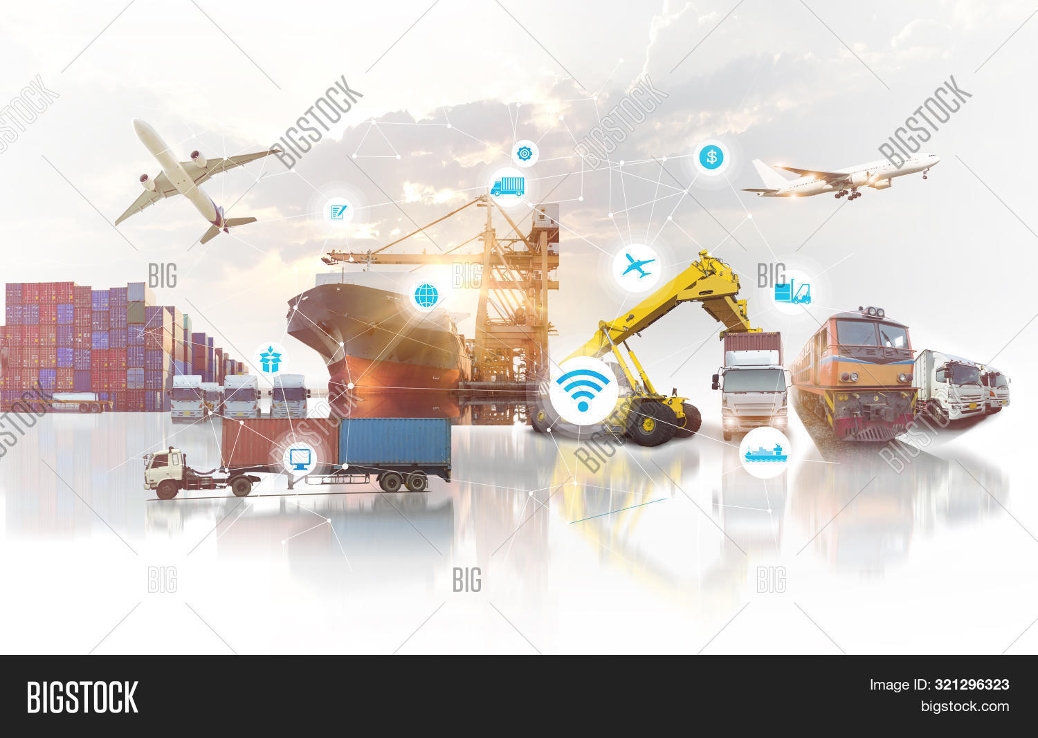 World Map Logistic Image & Photo (Free Trial) | Bigstock