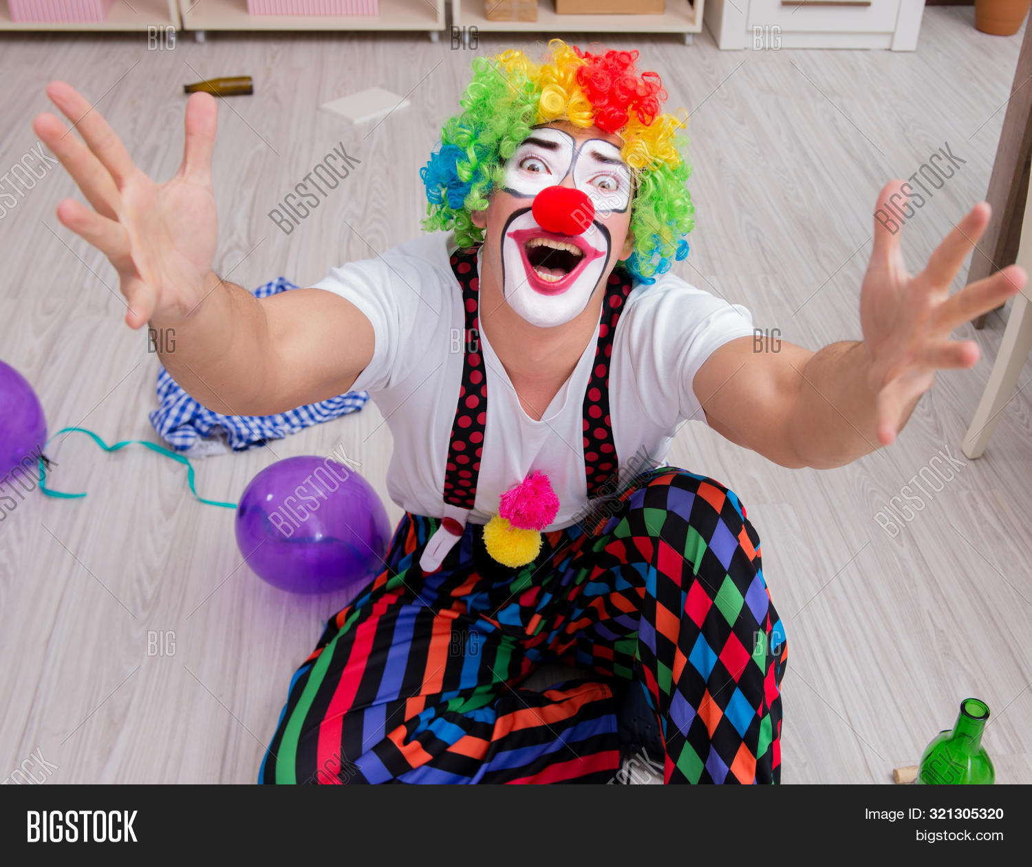 Drunk Clown Image & Photo (Free Trial) | Bigstock