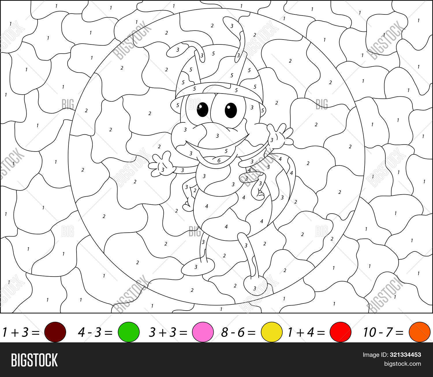 Cartoon Ant Worker. Vector & Photo (Free Trial) | Bigstock