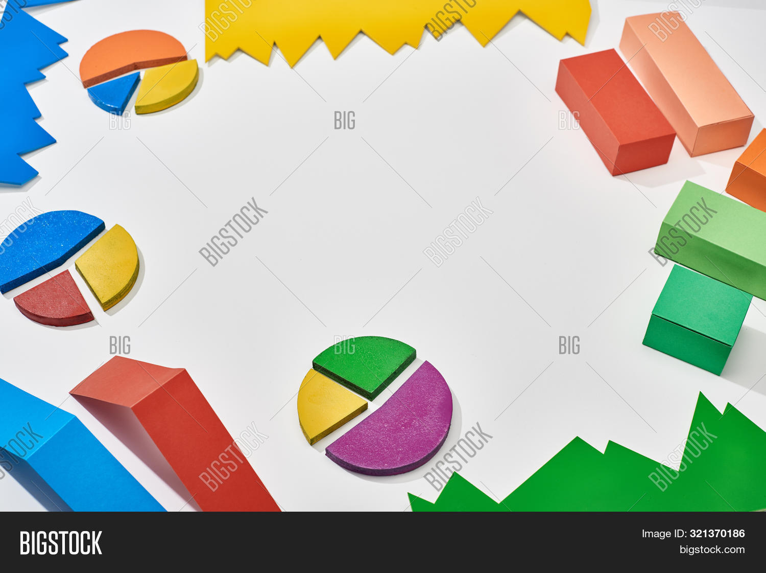 Color Blocks Pie Image & Photo (Free Trial) | Bigstock
