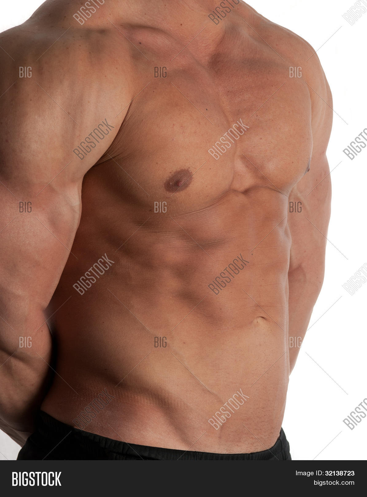 Muscular Male Torso Image & Photo (Free Trial) | Bigstock