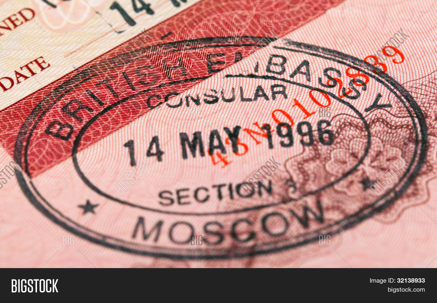 British Visa Stamp Image & Photo (Free Trial) | Bigstock