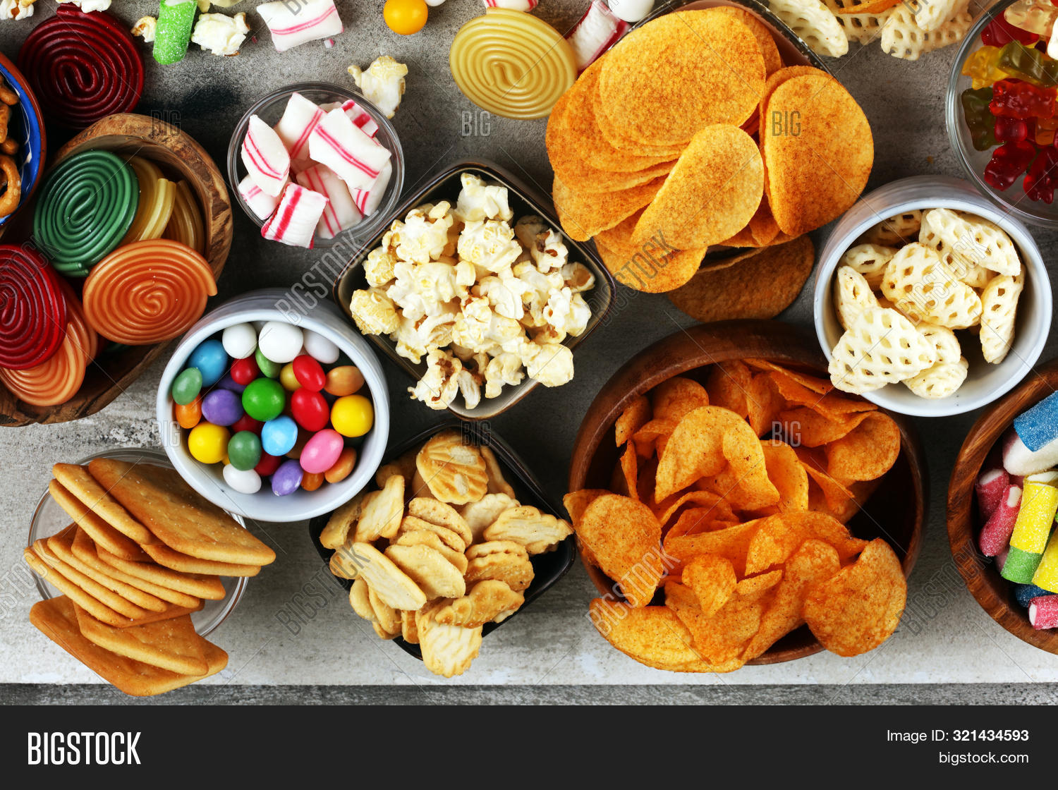 Salty Snacks. Pretzels Image & Photo (Free Trial) | Bigstock