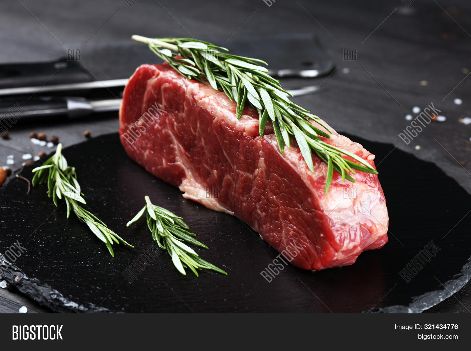 Steak Raw. Barbecue Image & Photo (Free Trial) | Bigstock