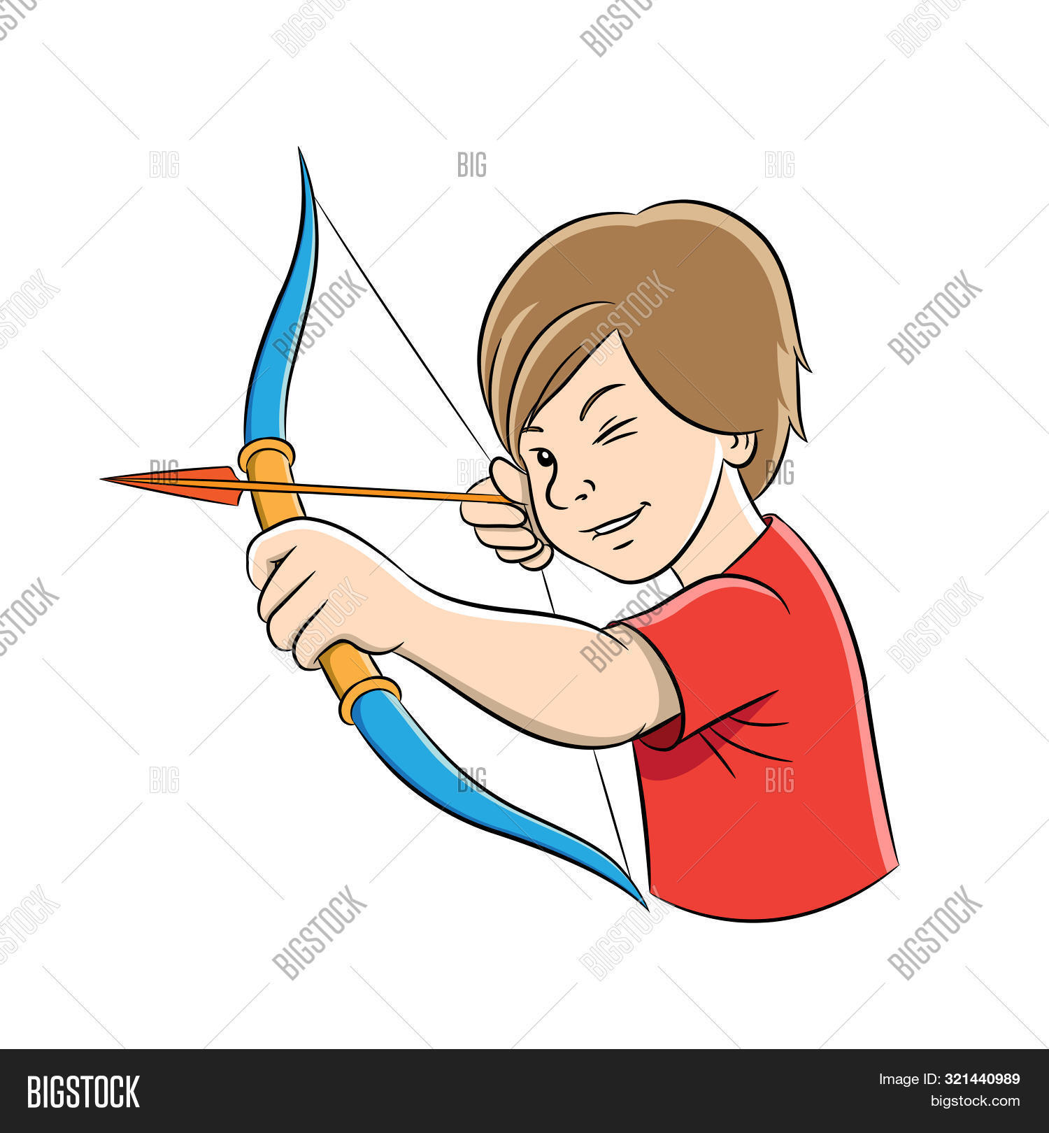 Illustration Archer Image & Photo (Free Trial) | Bigstock