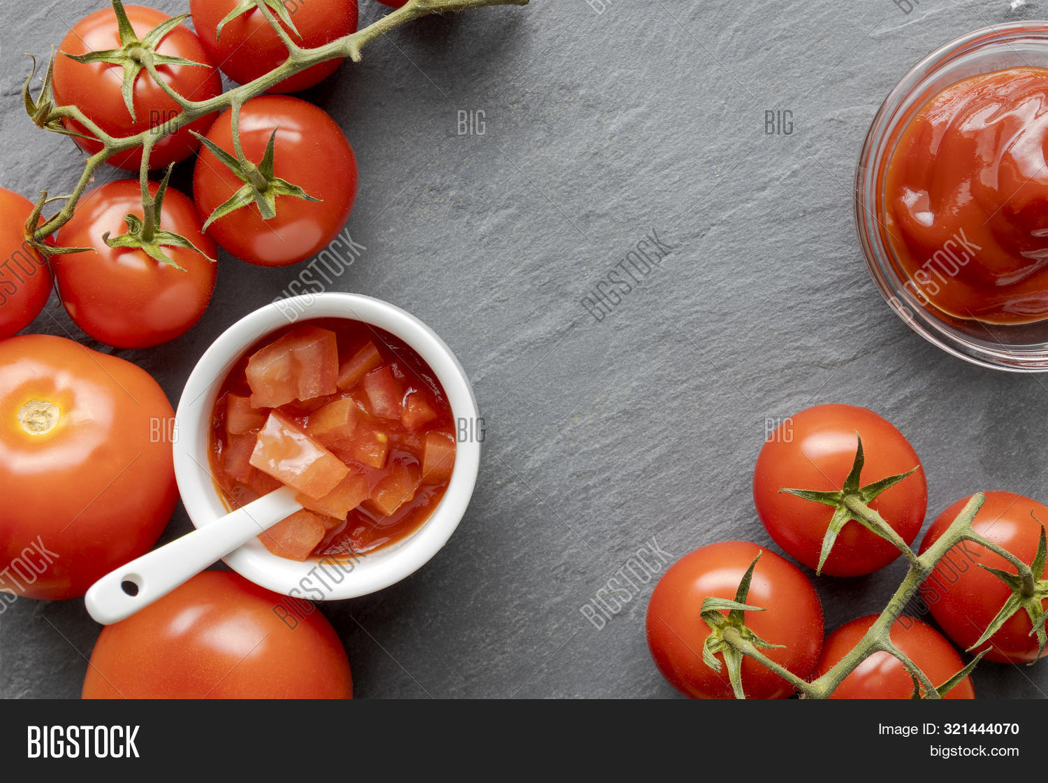 Top View, Tomato Image & Photo (Free Trial) | Bigstock