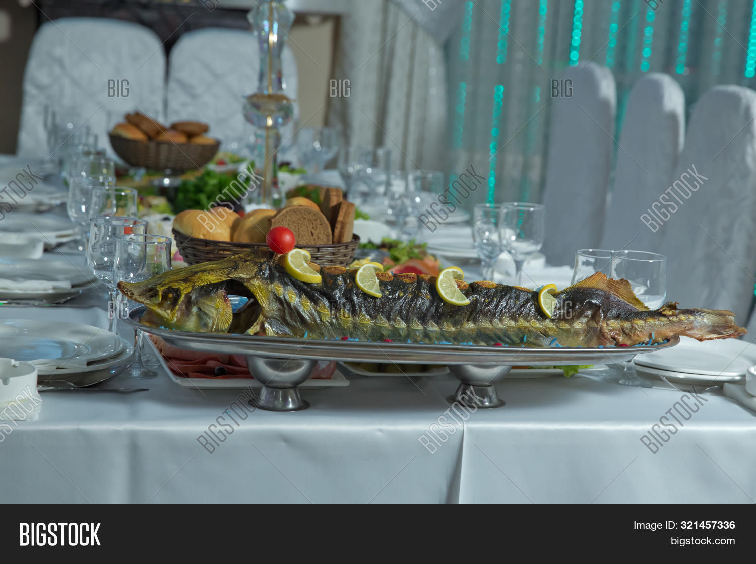 Cooked Fish On Table . Image & Photo (Free Trial) | Bigstock