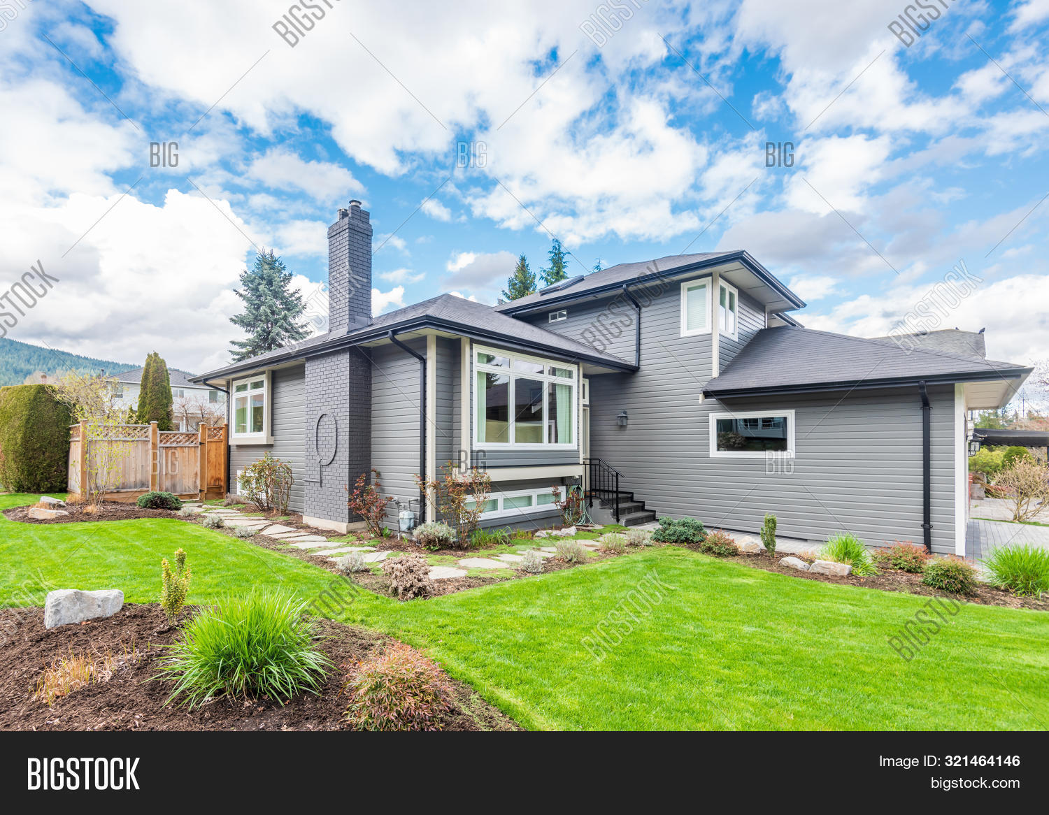Houses Suburb Summer Image & Photo (Free Trial) | Bigstock