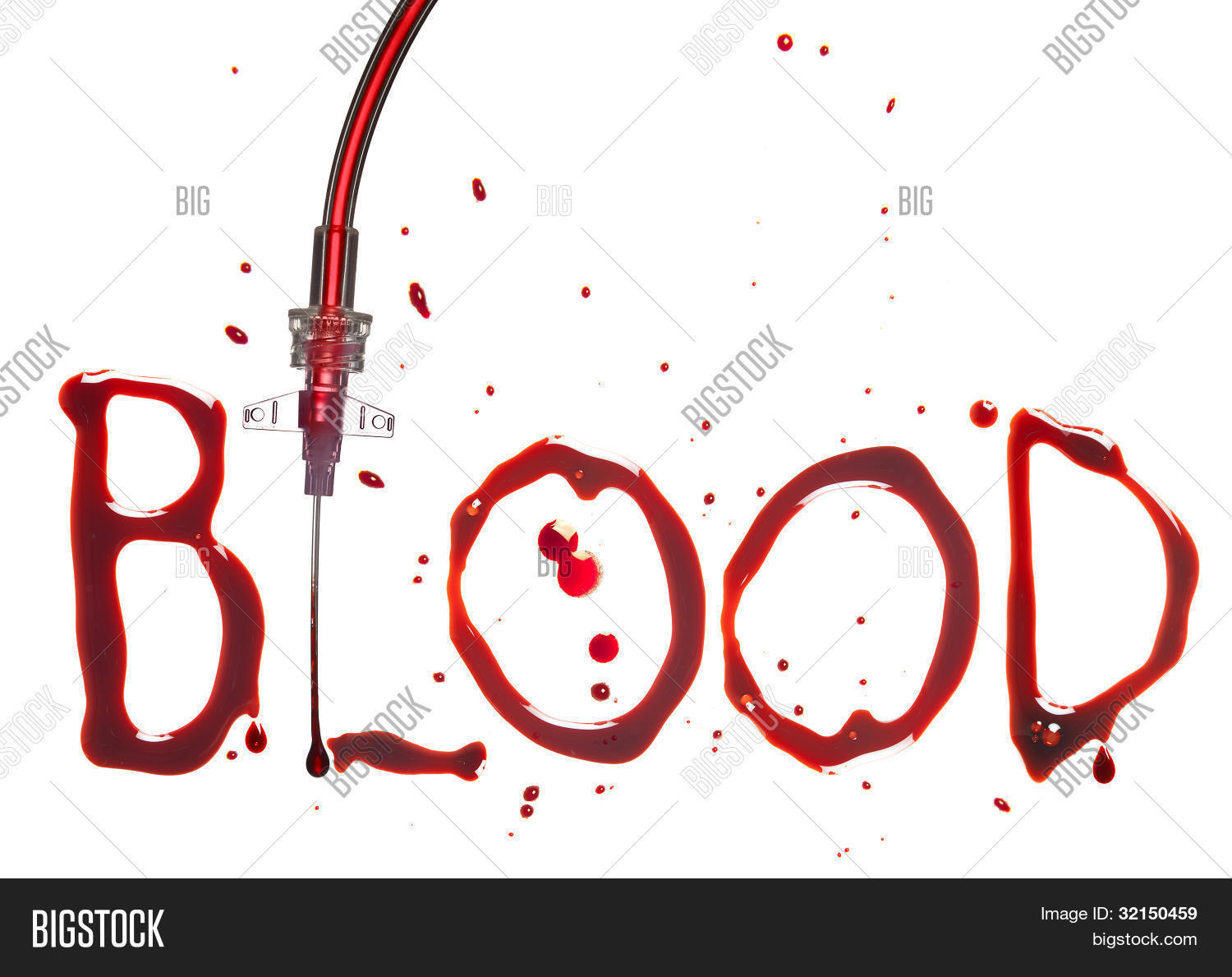 IV Drip Word BLOOD Image & Photo (Free Trial) | Bigstock