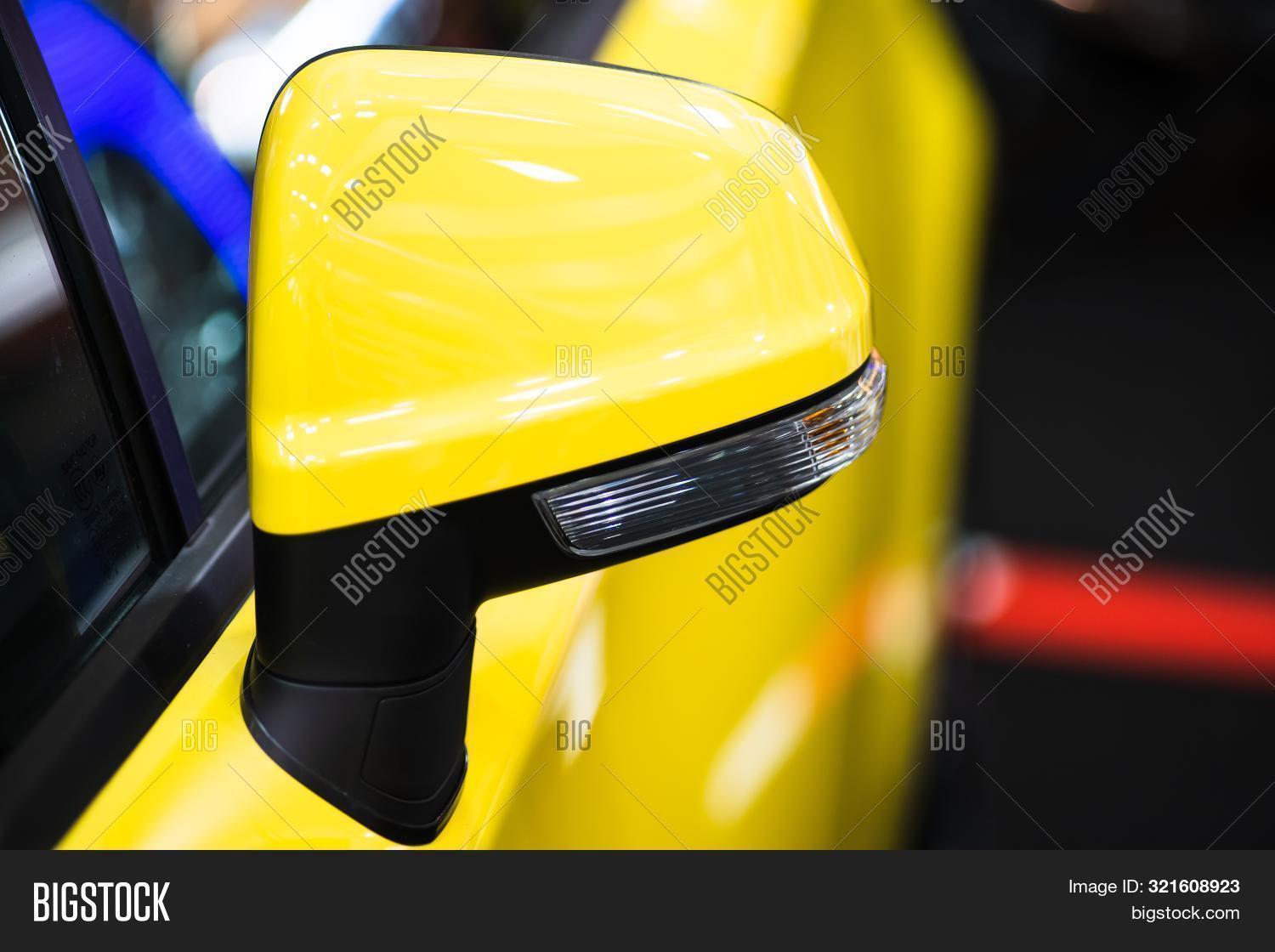 Side Car Mirror Close Image & Photo (Free Trial) | Bigstock