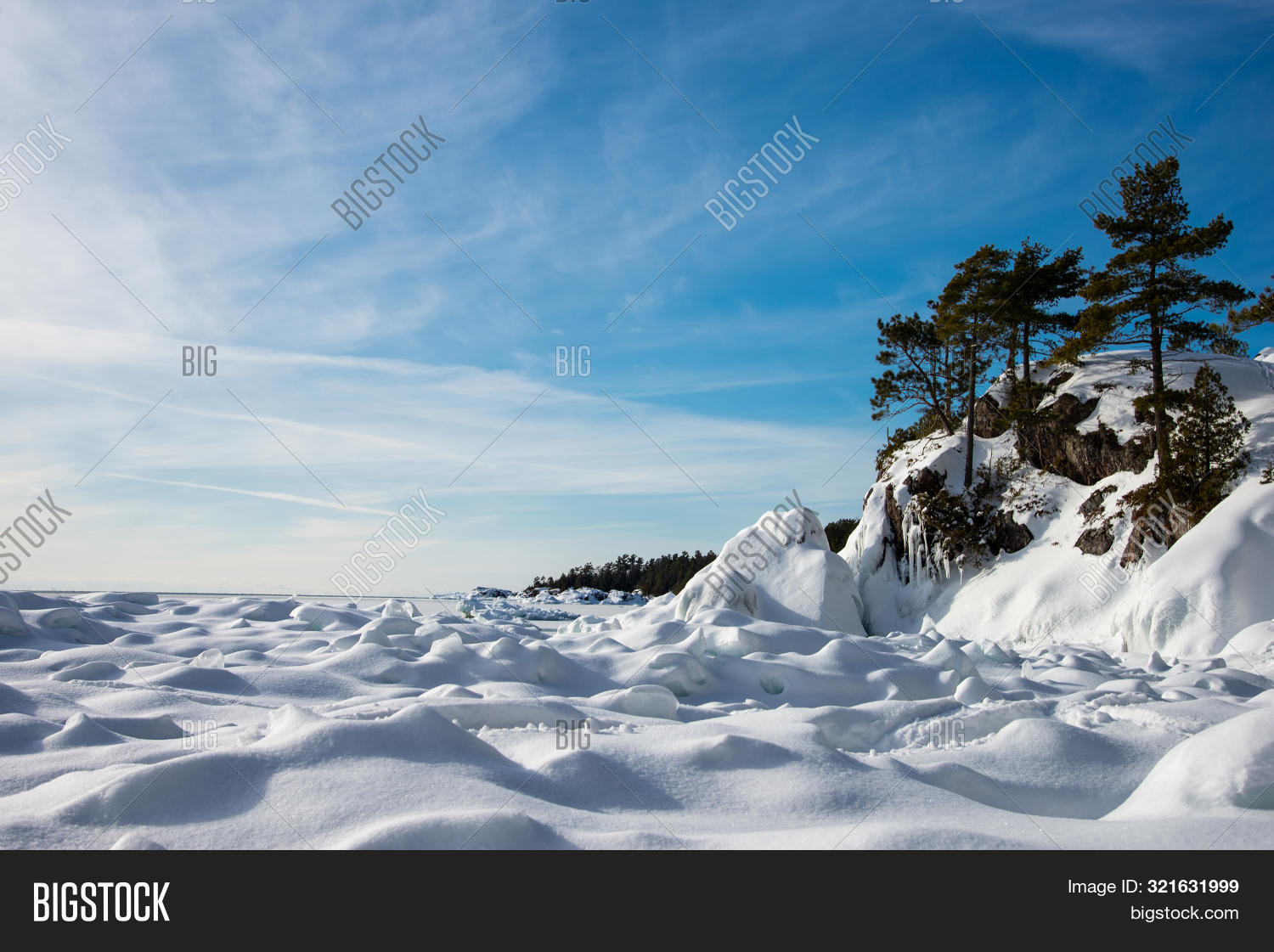 Frozen Snow Covered Image & Photo (Free Trial) | Bigstock