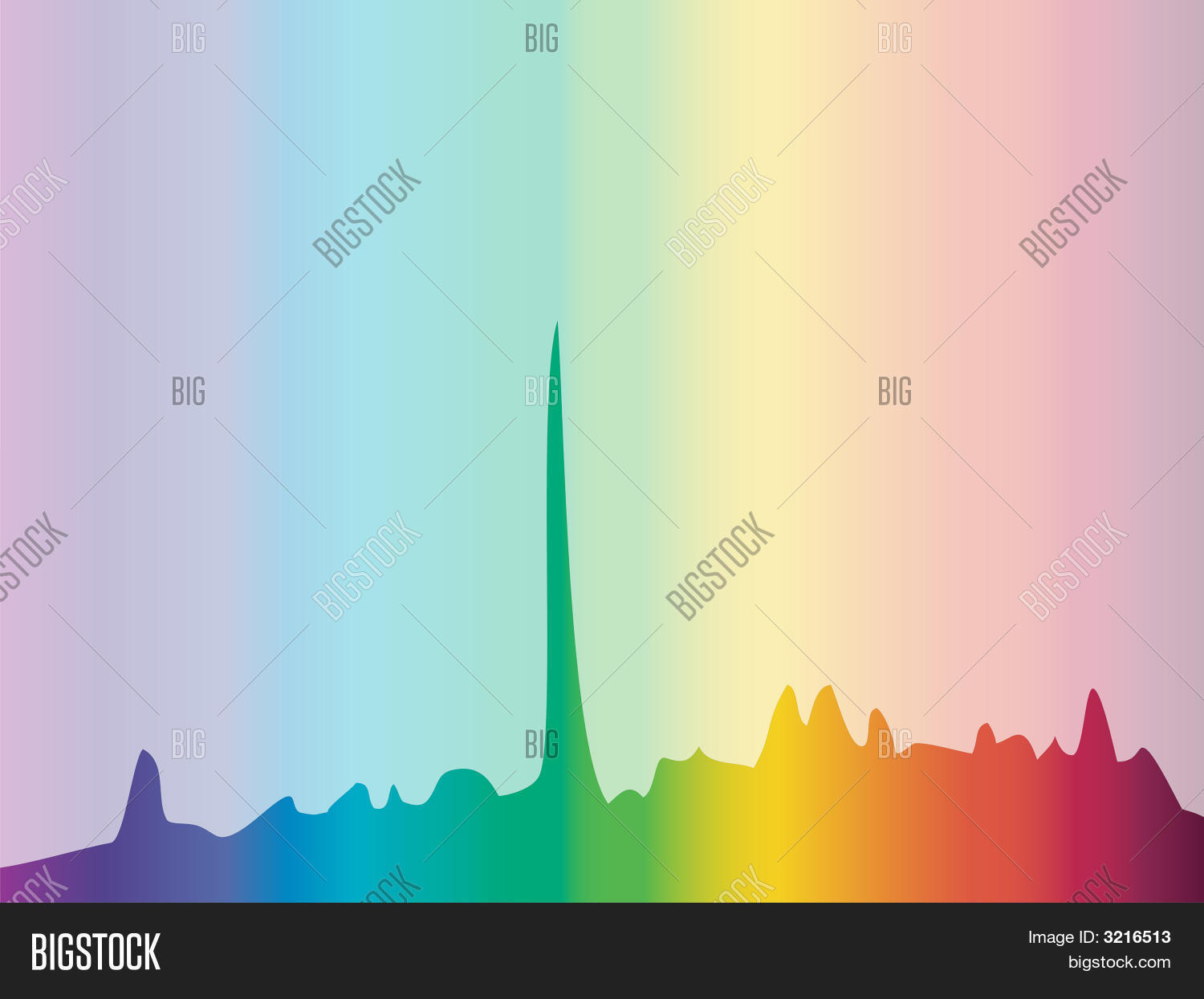 Color Spectrum Diagram Image & Photo (Free Trial) | Bigstock