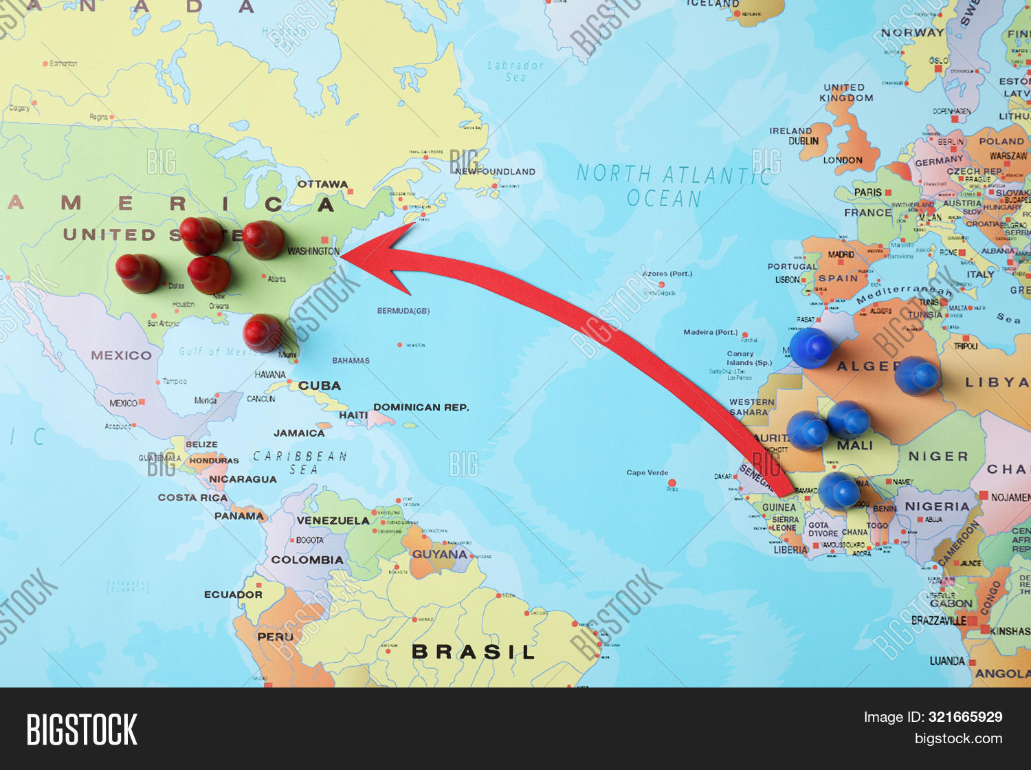 World Map Red, Blue Image & Photo (Free Trial) | Bigstock