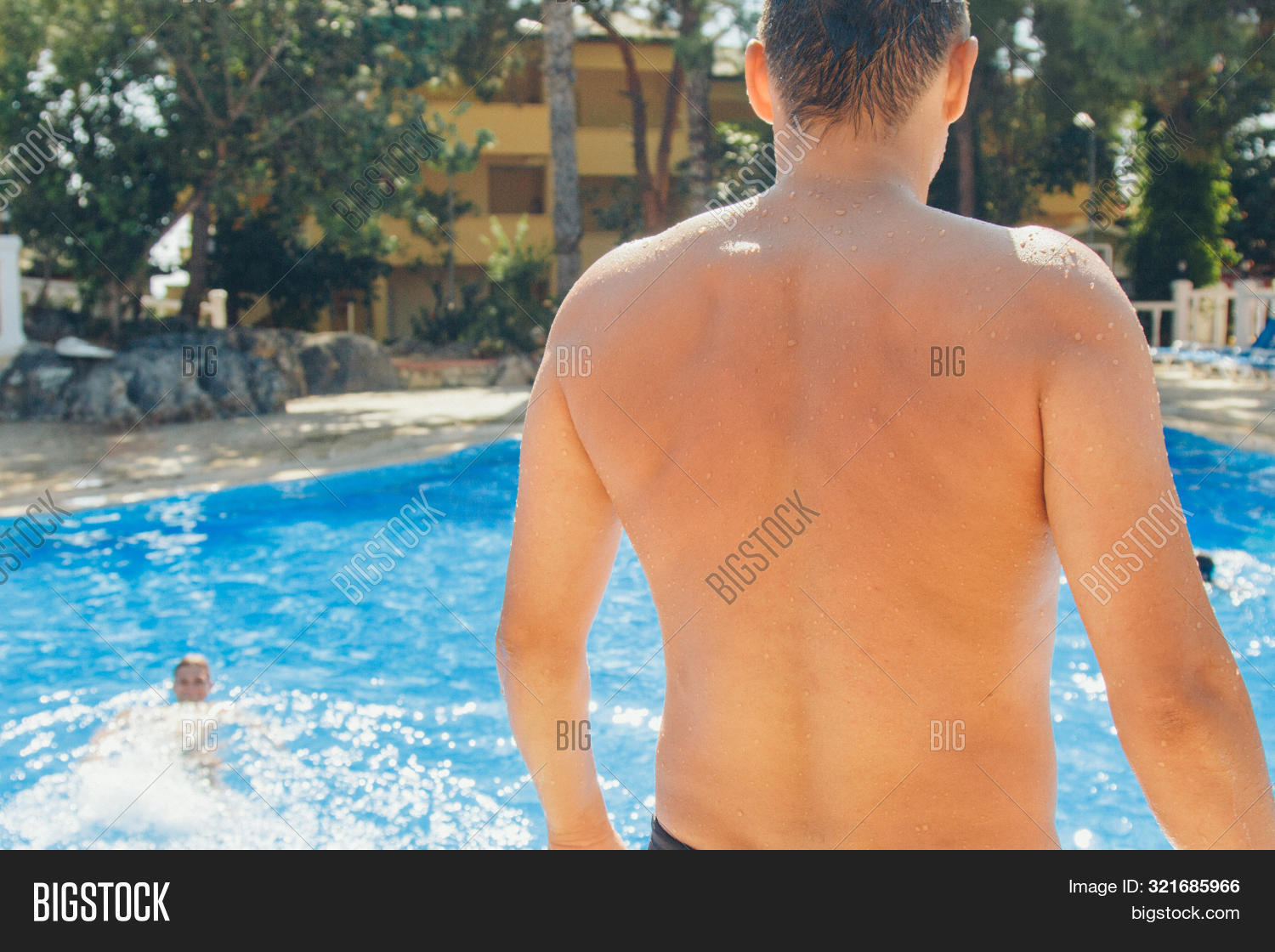Wet Man. Drops Trickle Image & Photo (Free Trial) | Bigstock