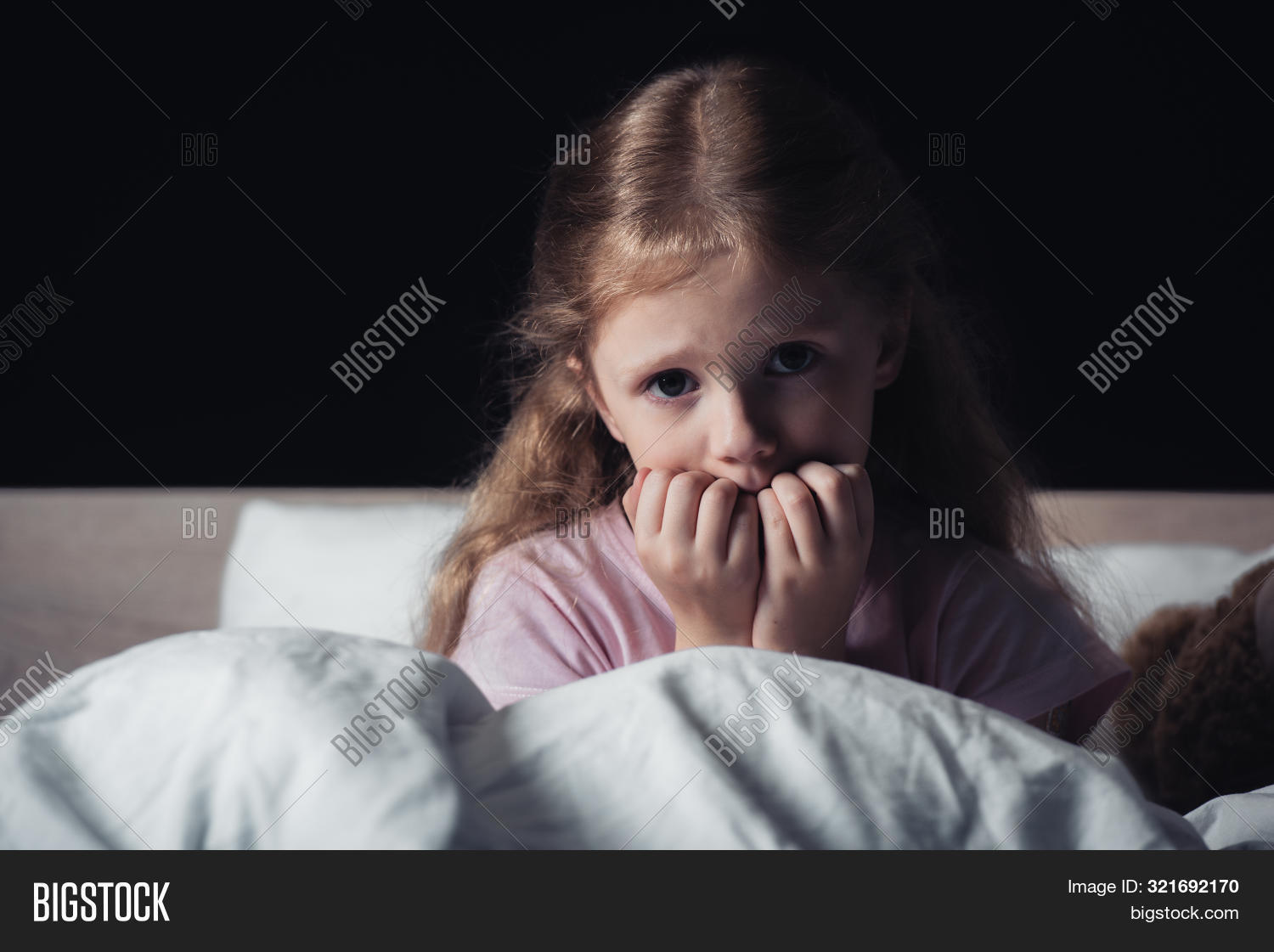 Scared Child Looking Image & Photo (Free Trial) | Bigstock