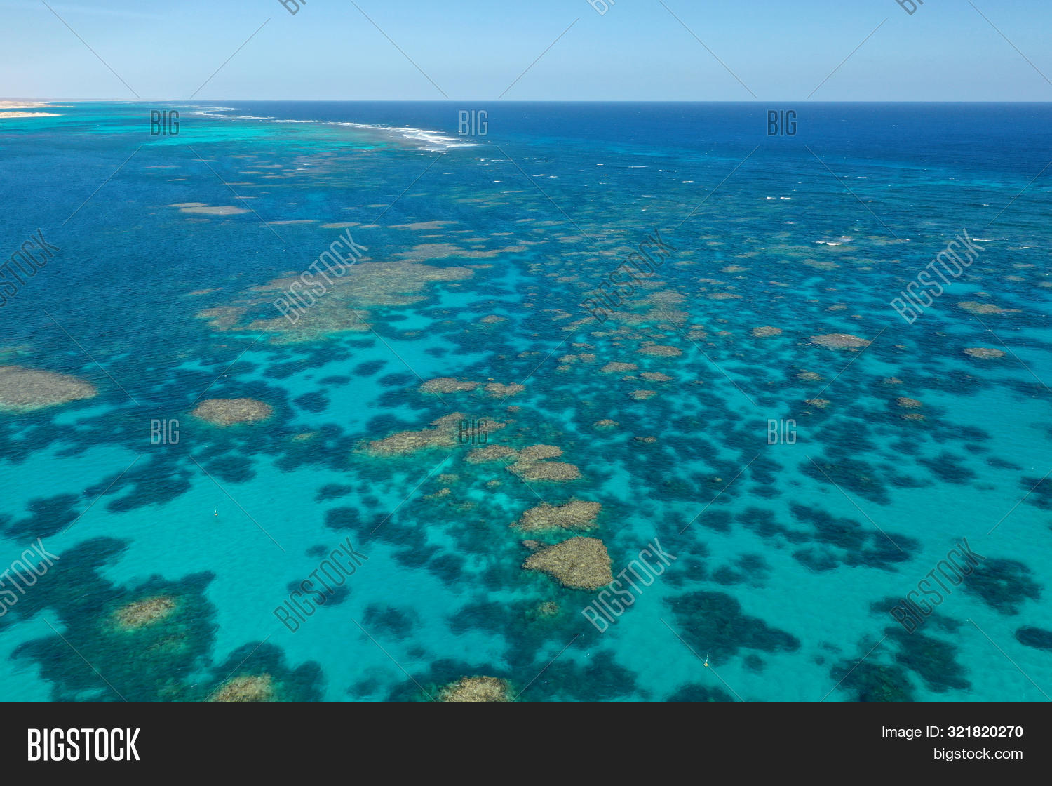 Coral Reef. Aerial Image & Photo (Free Trial) | Bigstock