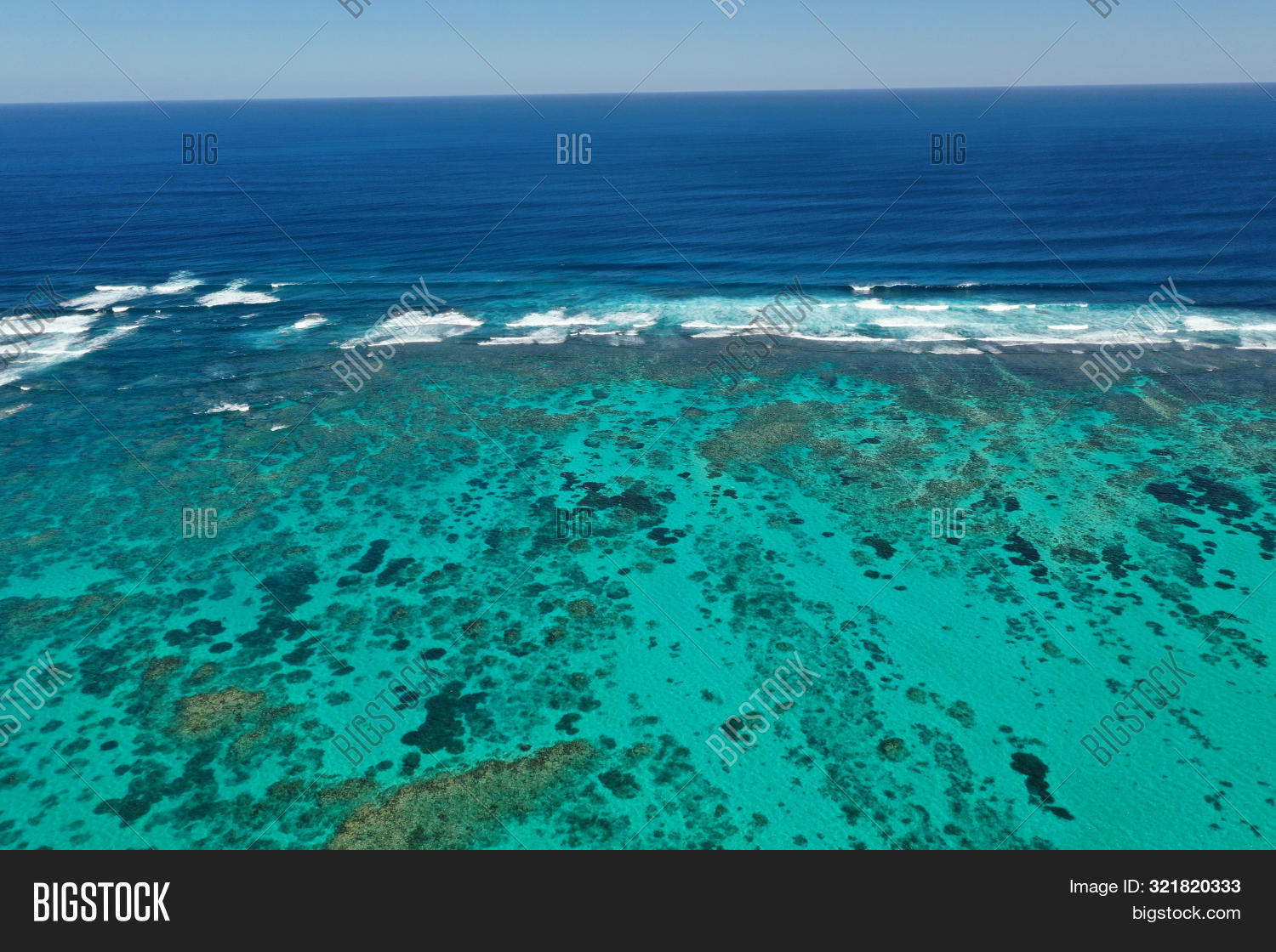 Coral Reef. Aerial Image & Photo (Free Trial) | Bigstock