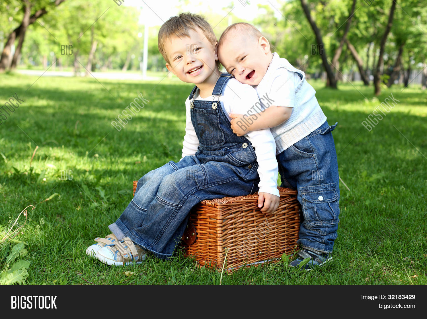Two Little Brothers Image & Photo (Free Trial) | Bigstock