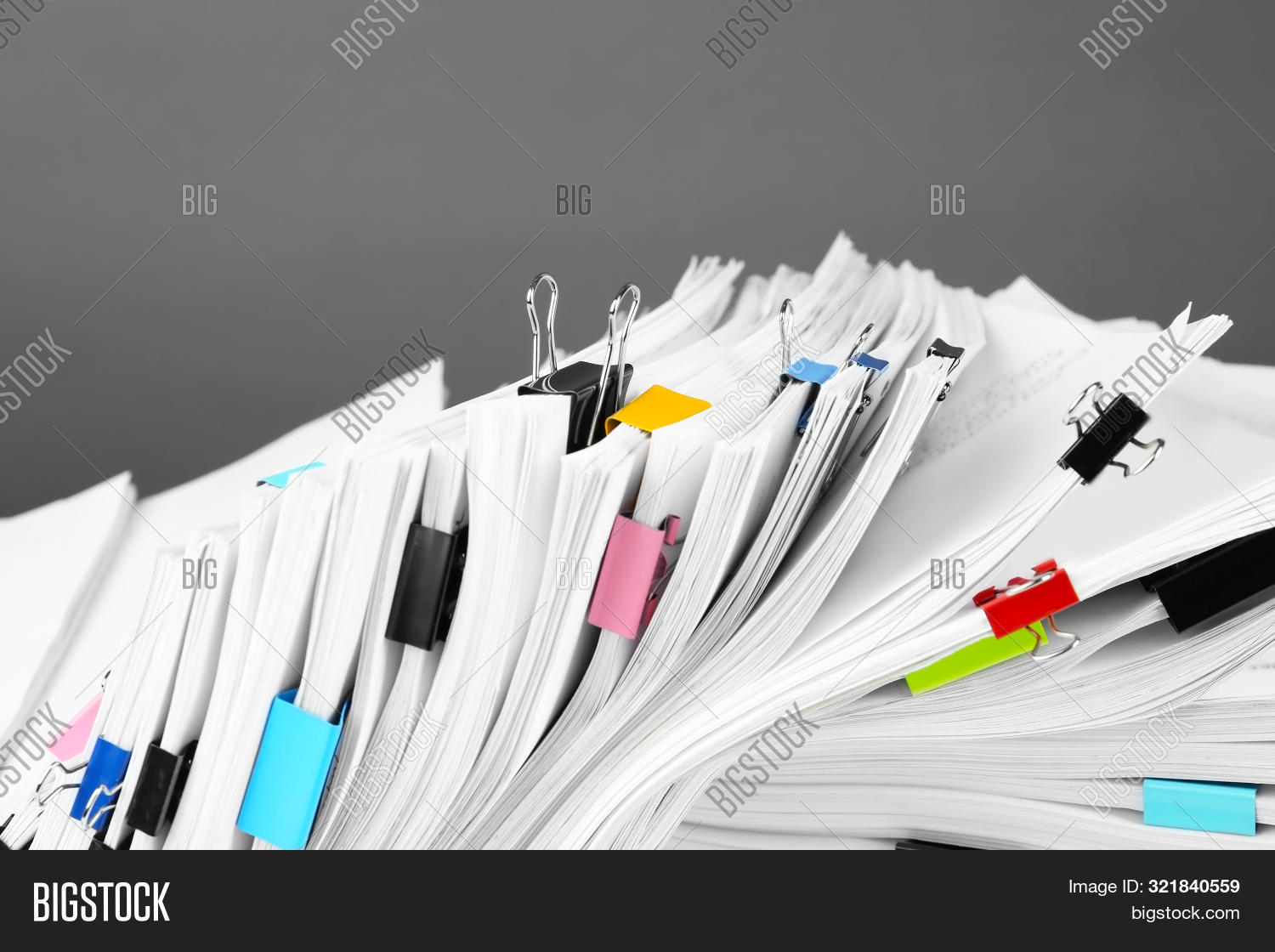 Pile Documents Image & Photo (Free Trial) | Bigstock