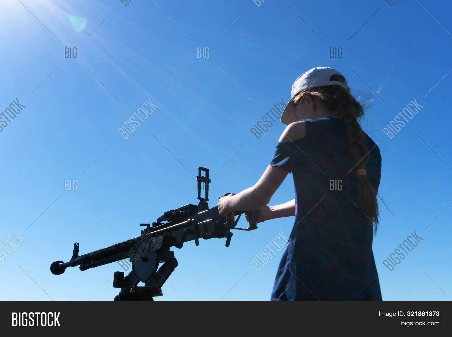 Children Gun Sun Image & Photo (Free Trial) | Bigstock